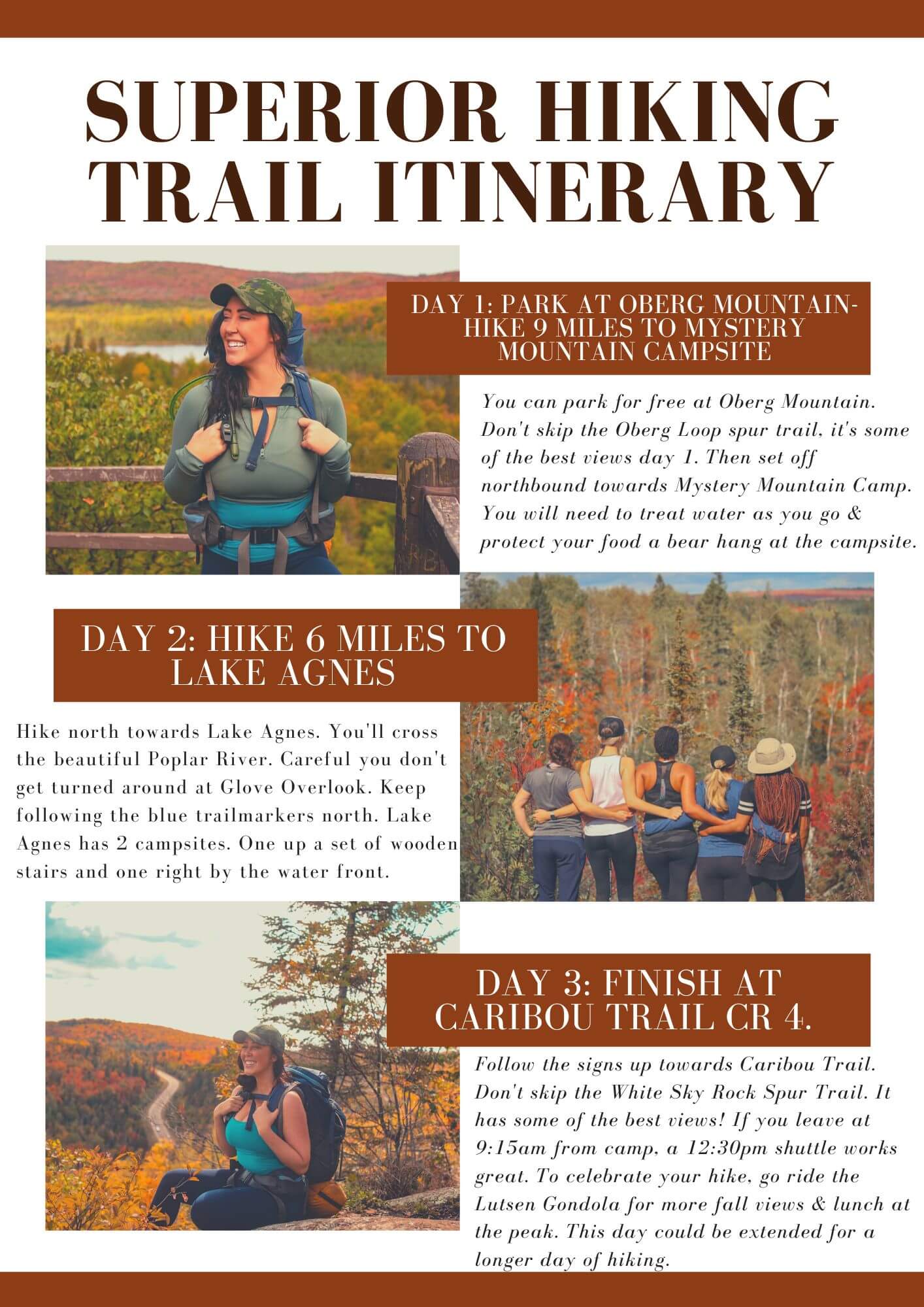 Superior Hiking Trail: 3 Day Itinerary - The Wanderlust Rose